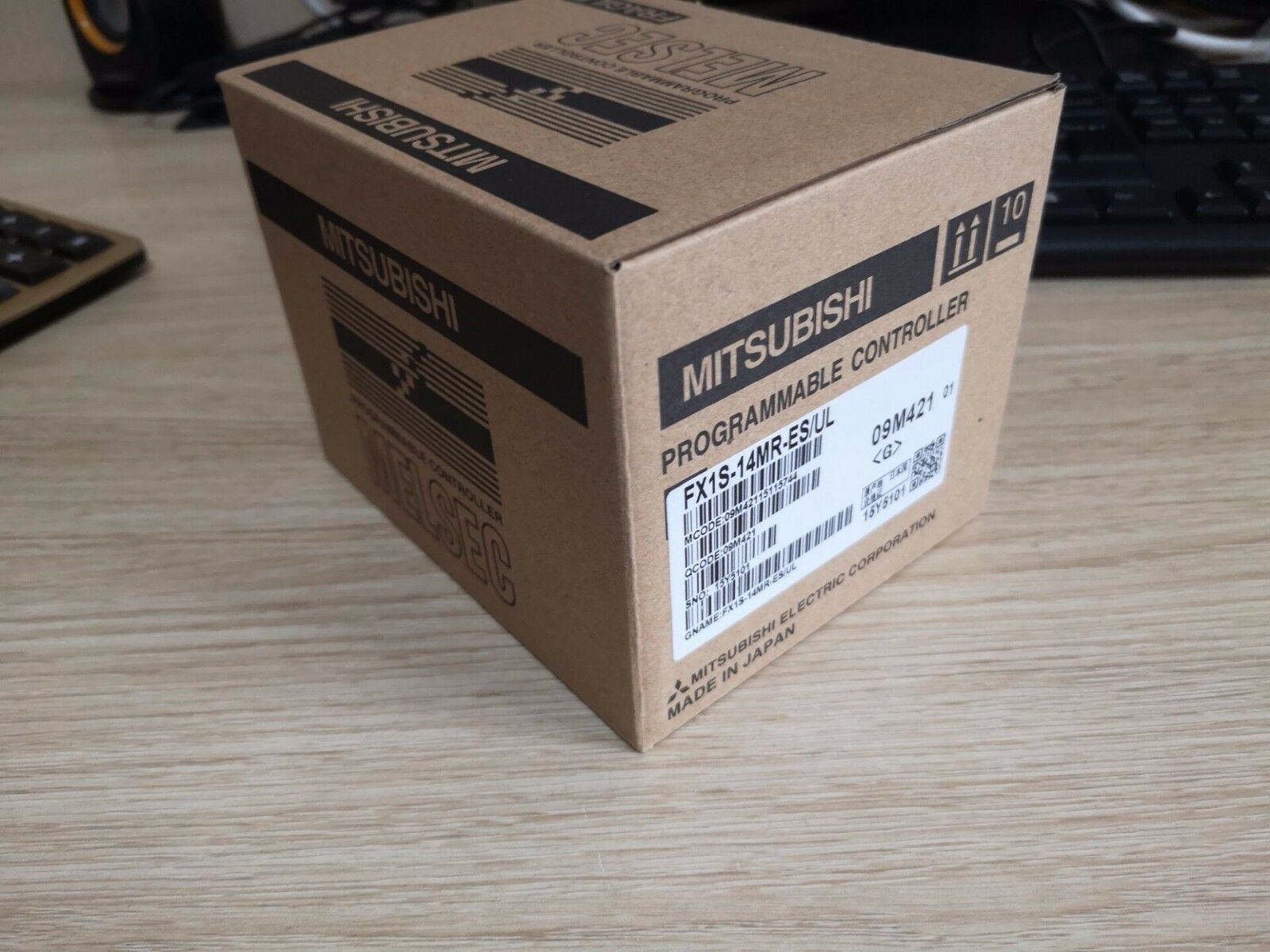 Mitsubishi New Melsec FX1S-14MR-ES/UL Programmable Controller 1 year ...