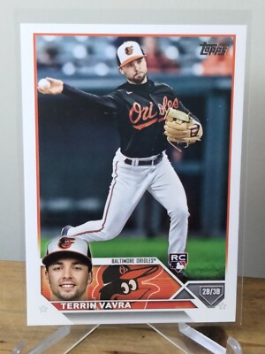 TERRIN VAVRA 2023 Topps Series Two Baseball ROOKIE CARD #524 Baltimore ...