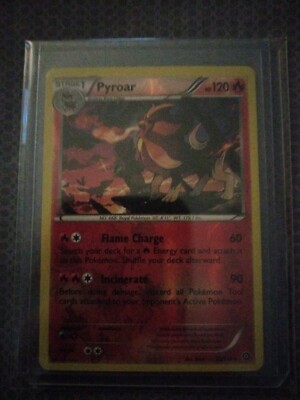 Pyroar 23/114 Pokemon Card Reverse Holo Rare Steam Seige NM/Mint ...