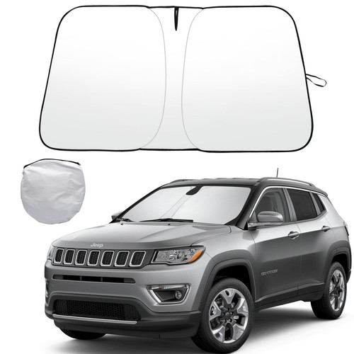 Fit For 2017-2025 Jeep Compass Car Windshield Sun Visor Sunshade UV ...