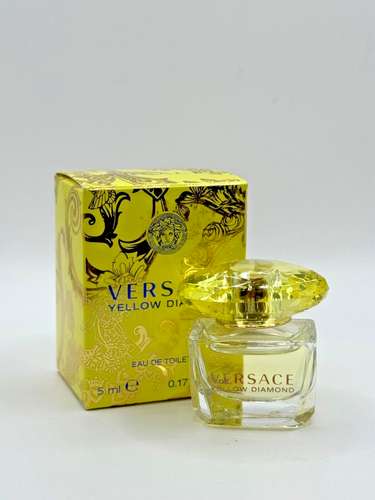 YELLOW DIAMOND BY VERSACE 5ML MINI EDT SPLASH (NEW WITH BOX) | eBay