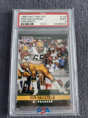 1990 Pro Set FACT Cincinnati Ron Hallstrom PSA 9 Rare Pop 1 | eBay