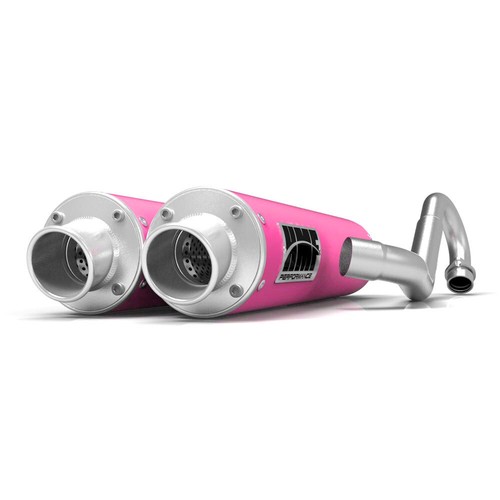 HMF for Can-Am Maverick Turbo 2015-2017 Pink Dual Full Exhaust ...