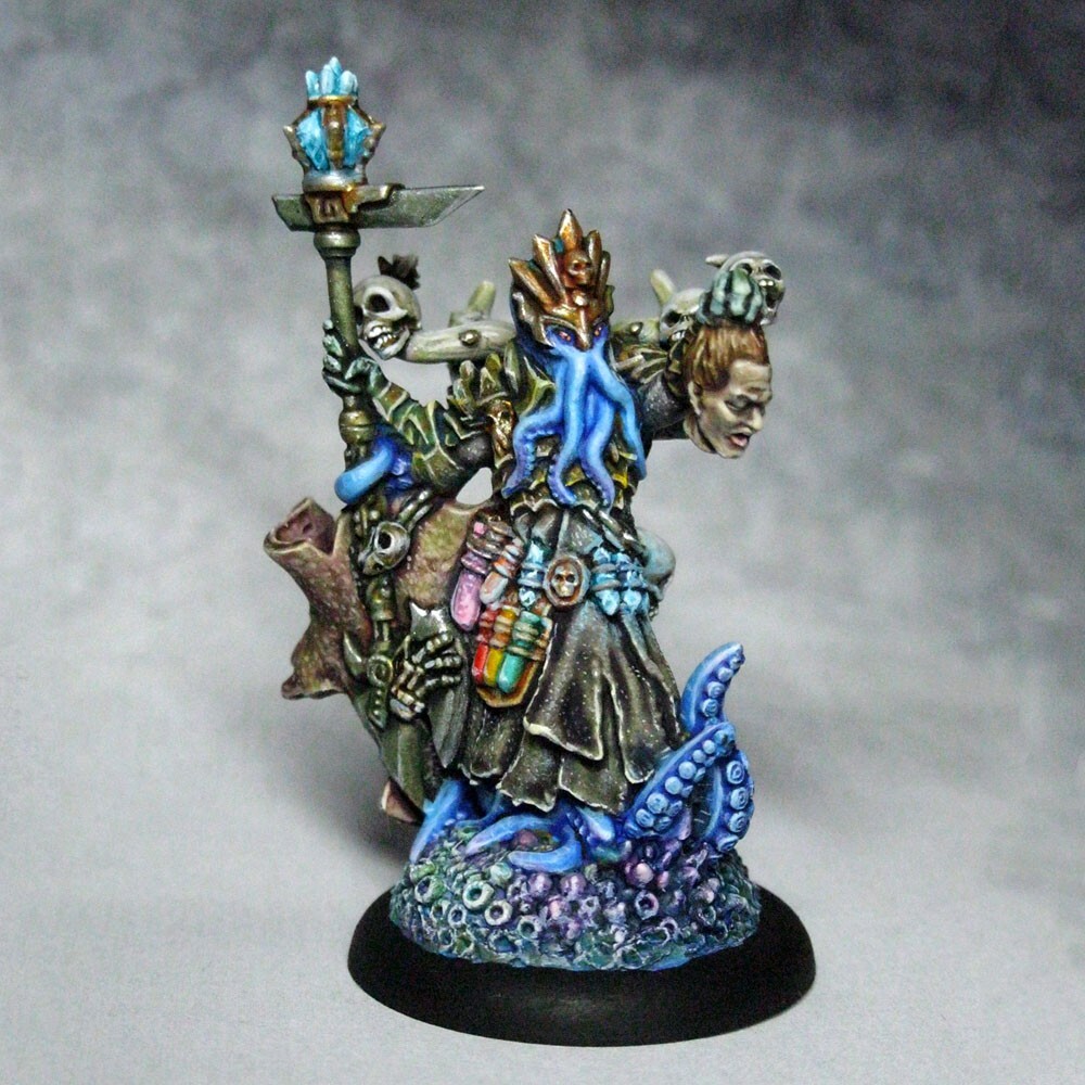 Painted Azreal Darktide - Reaper Miniature Dungeons D&D Mind Flayer ...
