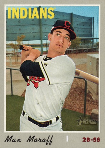 2019 Topps Heritage # 671 Max Moroff Cleveland Indians | eBay