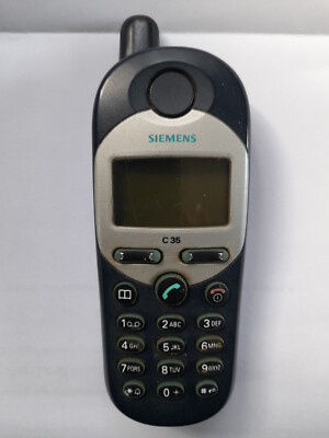 Siemens Handy C35, Vintage, schwarz/dunkelblau, silber, gebraucht | eBay.de