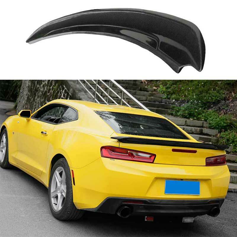 Dry Carbon Fiber Rear Spoiler Tail Trunk Lip Wing For Chevrolet Camaro ...