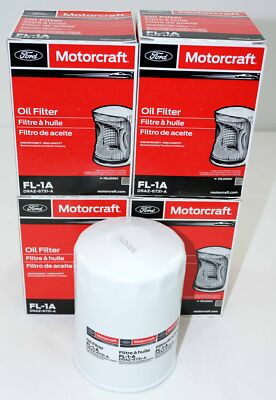 Set of 4 Genuine OEM Motorcraft FL1A Engine Oil Filter D9AZ6731A FL-1A ...