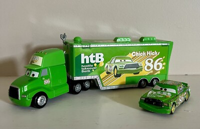 Disney Pixar Cars - #86 “Chick Hicks” Hauler Truck Diecast WITH Chick ...