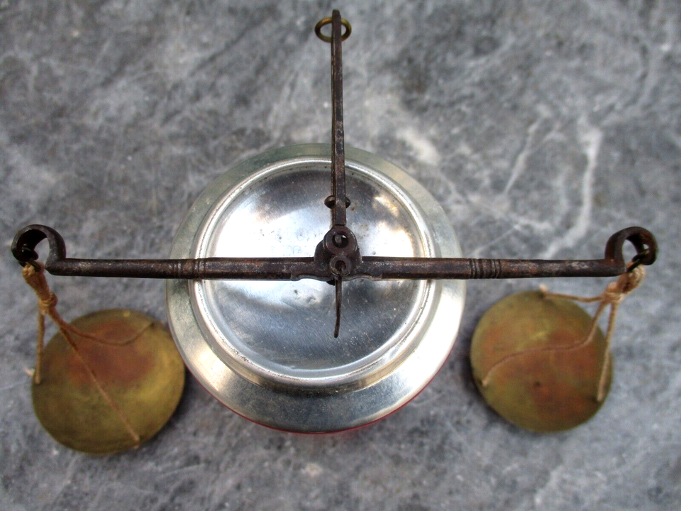 Antique Handmade Iron Ornated Old Portable Colonial Scale Diamond ...