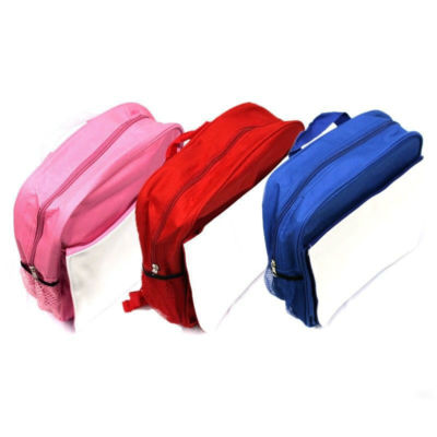 Small Sublimation Backpack Sports Bag Heat Press Red Blue Pink Rucksack ...