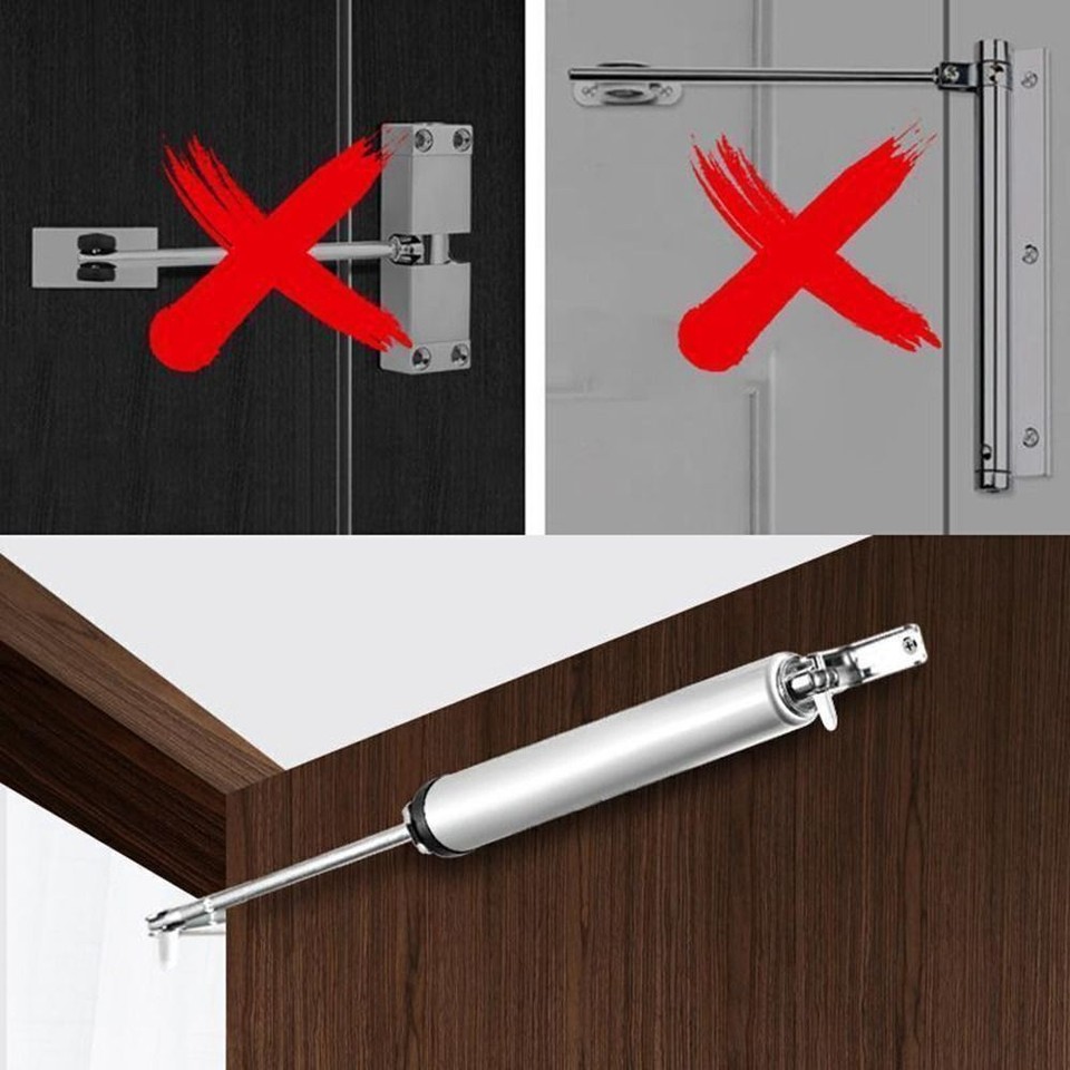 Heavy Duty Door Closer Fire Test Spring Load Gate Closer Adjustable ...