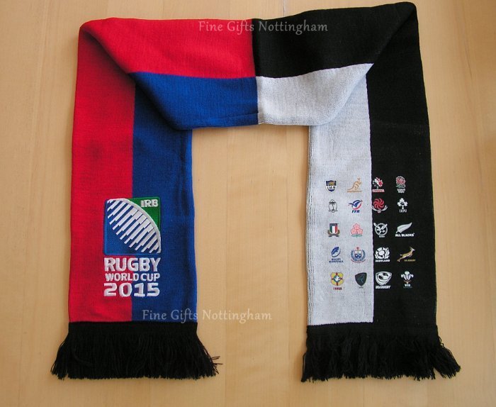 2015 Rugby World Cup Scarves England Wales Italy France Canada Webb ...