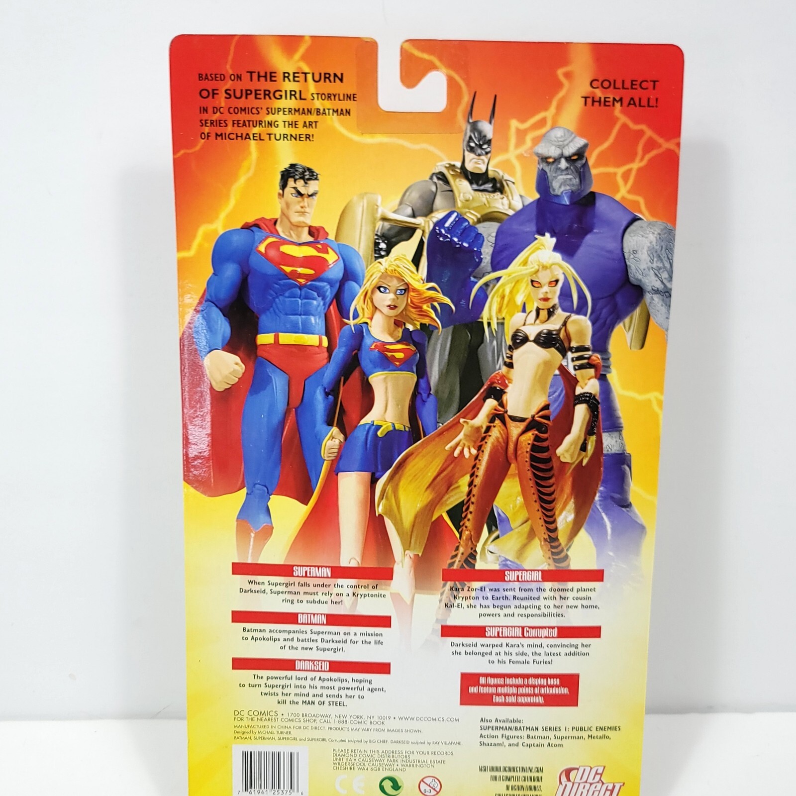DC Direct Superman/Batman Series 2 Supergirl Corrupted Action Figure ...