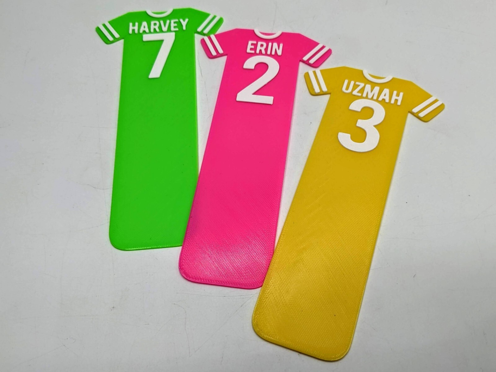 Football Shirt Personalised Bookmark / Soccer Gift / Football Book ...