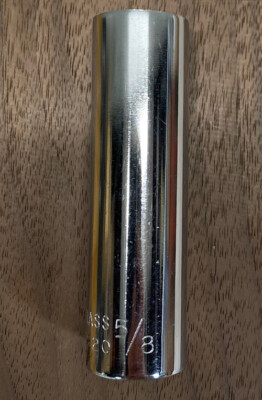 Belknap Bluegrass 5/8” Socket 12 point 1/2” Drive Deep 3” Vintage USA ...