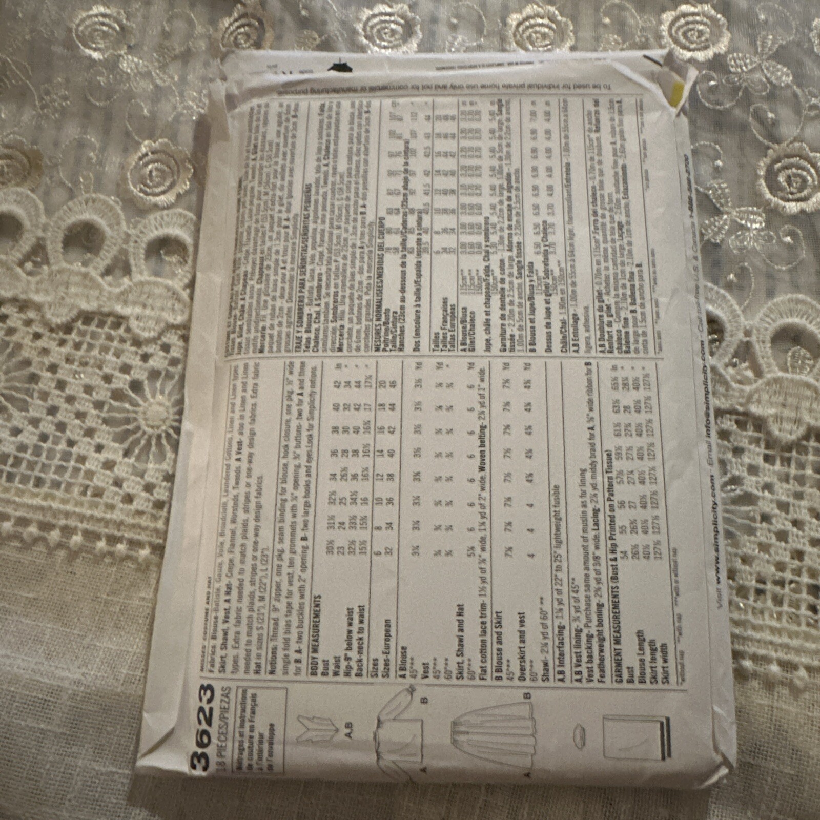 Simplicity Game of Thrones Andrea Schewe Pattern 3623 Size RR 14,16,18 ...