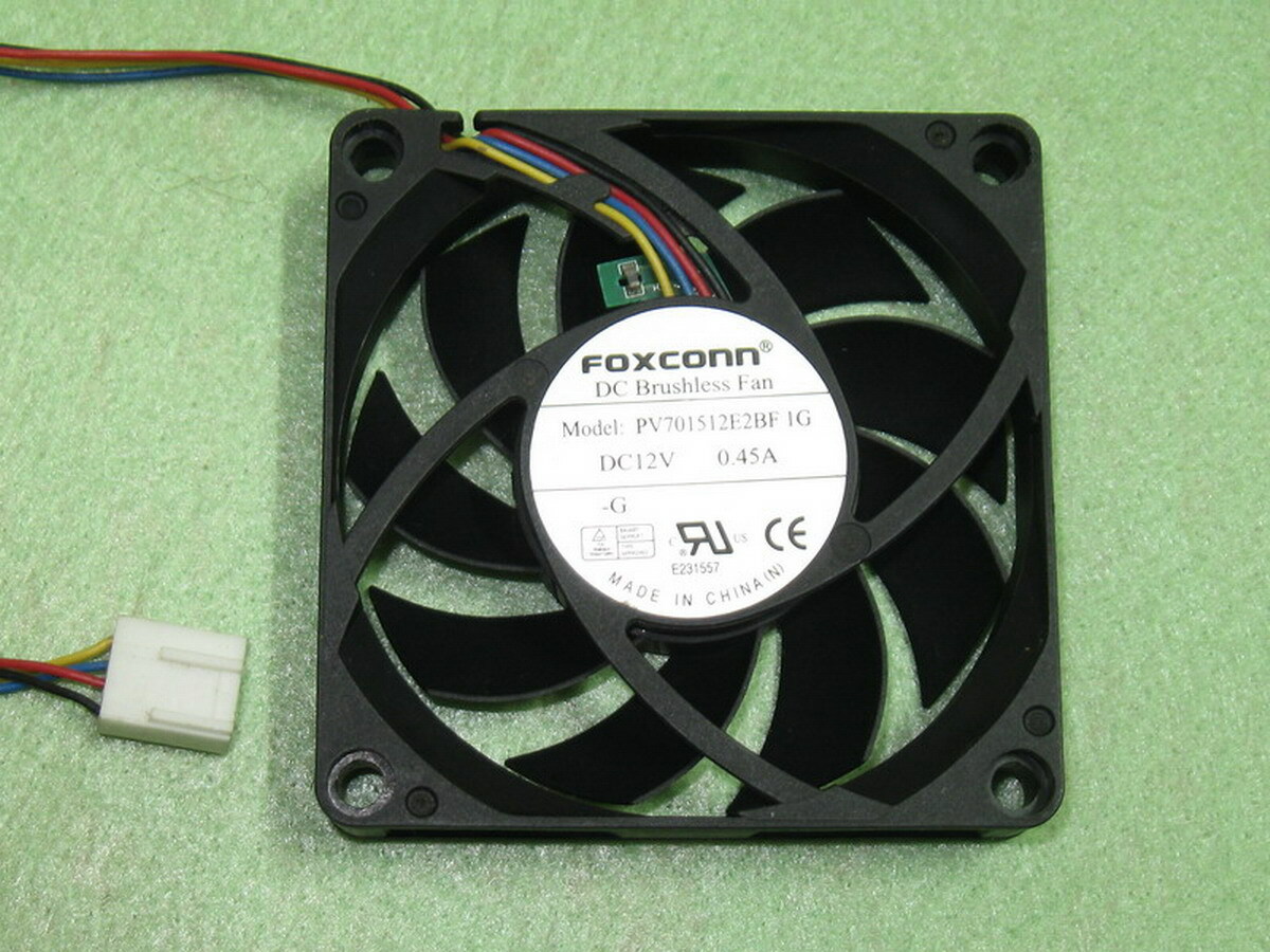 Foxconn PV701512E2BF 7015 70mm x 15mm Cooler Cooling Fan PWM 0.45A 4Pin ...