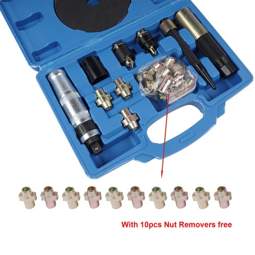 10pcs Nut Removers Master Locking Wheel Nut Removal Tool Kit w/ 10 Free ...