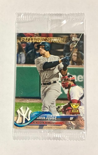 Topps 2018 Sealed Pack Unopened Random 4 cards Aaron Judge etc. Yankees ...