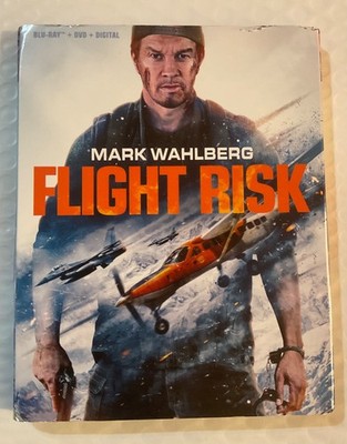 Flight Risk Blu-ray + DVD + Digital With Slipcover NEW Mark Wahlberg ...