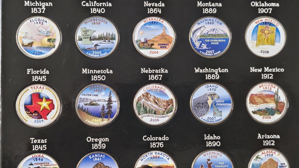 US Statehood Quarters 1999-2008 Colorized Set of 50 | eBay