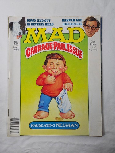 MAD Magazine September 1986 #265 GPK Garbage Pail Kids | eBay
