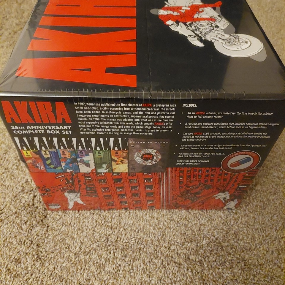 Akira 35th Anniversary Box Set Katsuhiro Otomo New | eBay