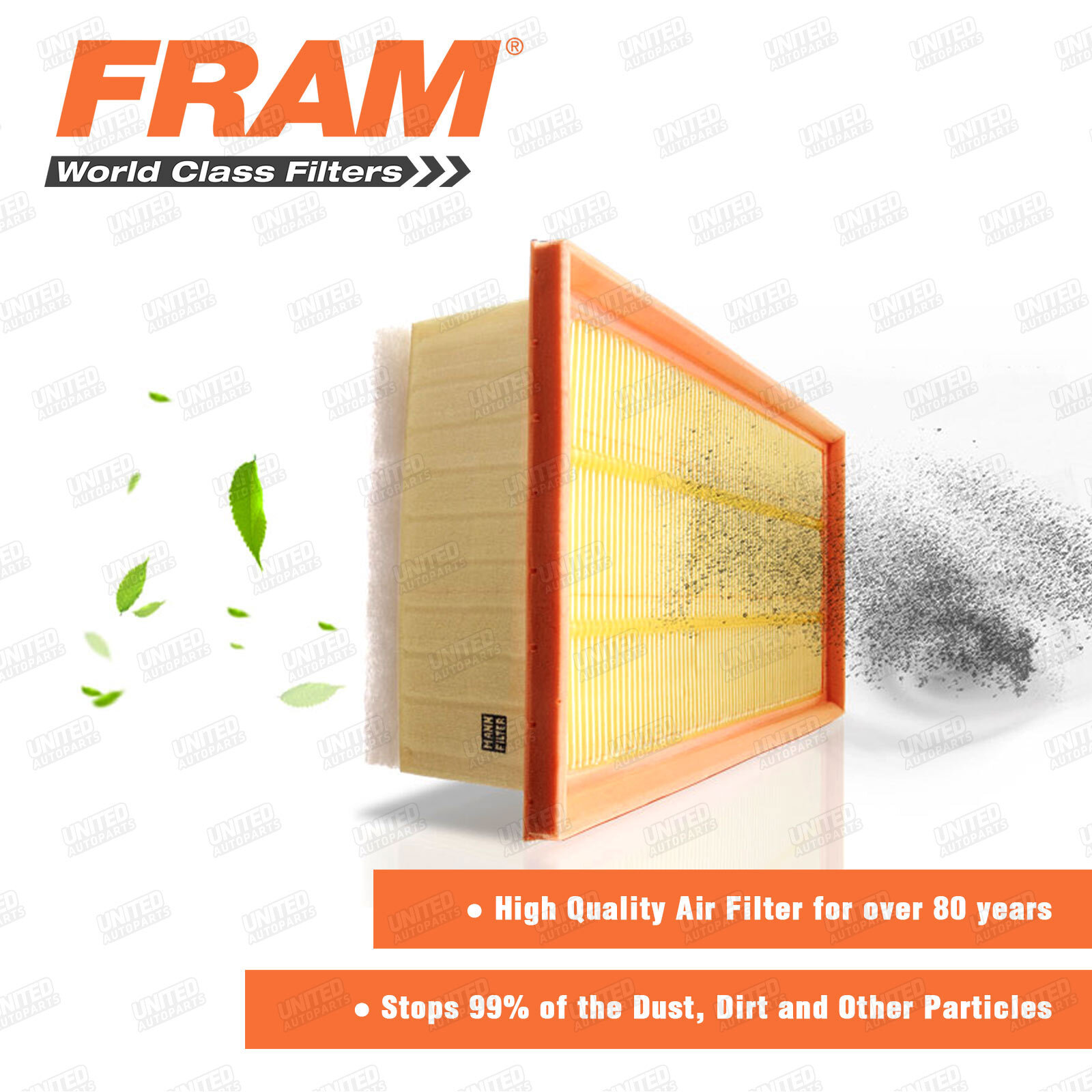 Fram Air Filter for Holden Berlina Calais VT VTII VX VY VZ V8 V6 Ptrl ...