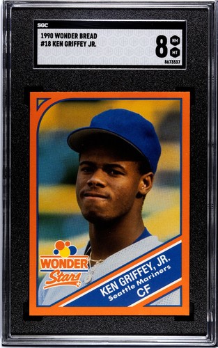 1990 WONDER BREAD - STARS # 18 - KEN GRIFFEY, JR - SEATTLE MARINERS ...