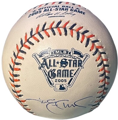 Jim Edmonds signed Official Rawlings 2005 All Star Game Logo Baseball ...
