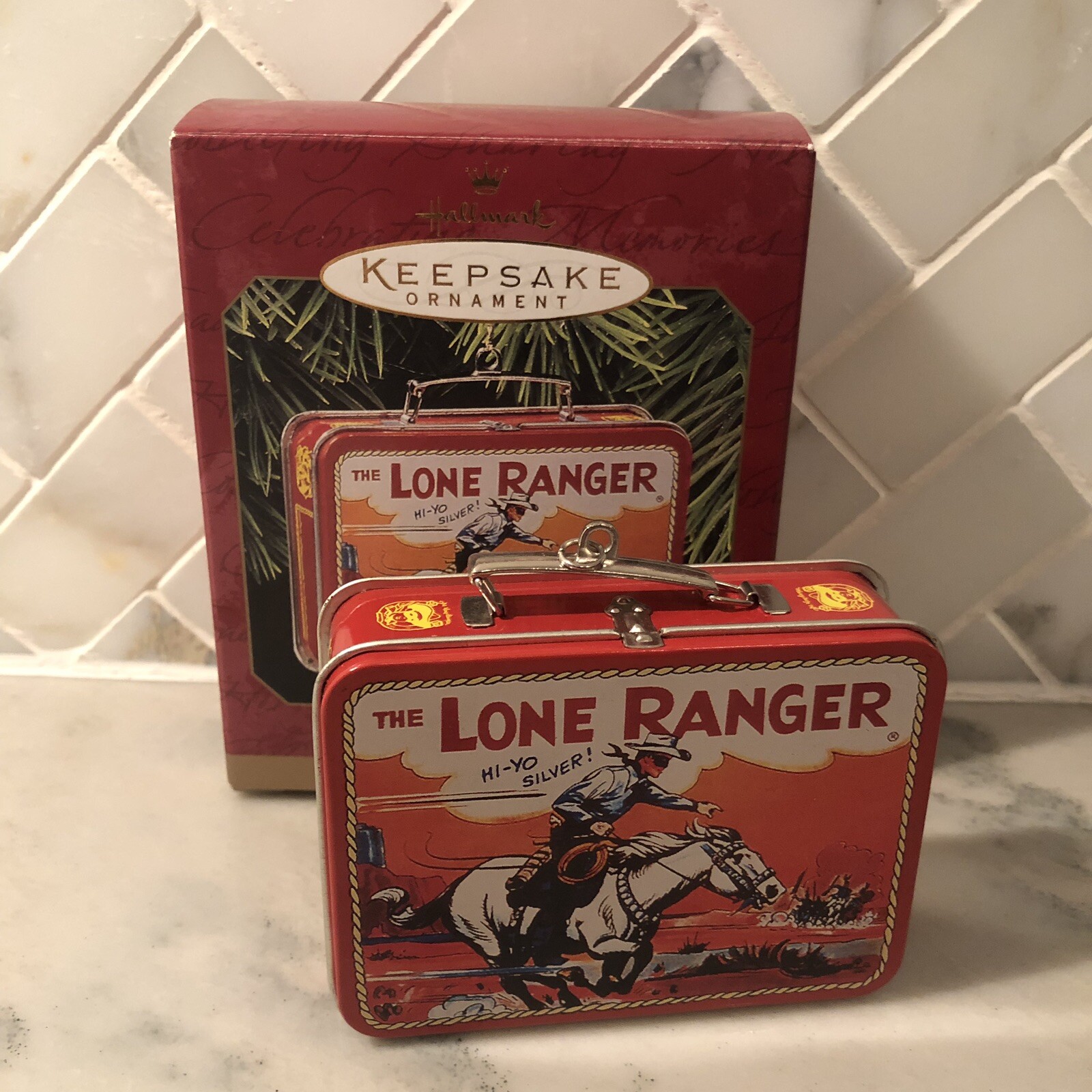 Hallmark Keepsake Ornament - The Lone Ranger Lunch Box - Pressed Tin ...