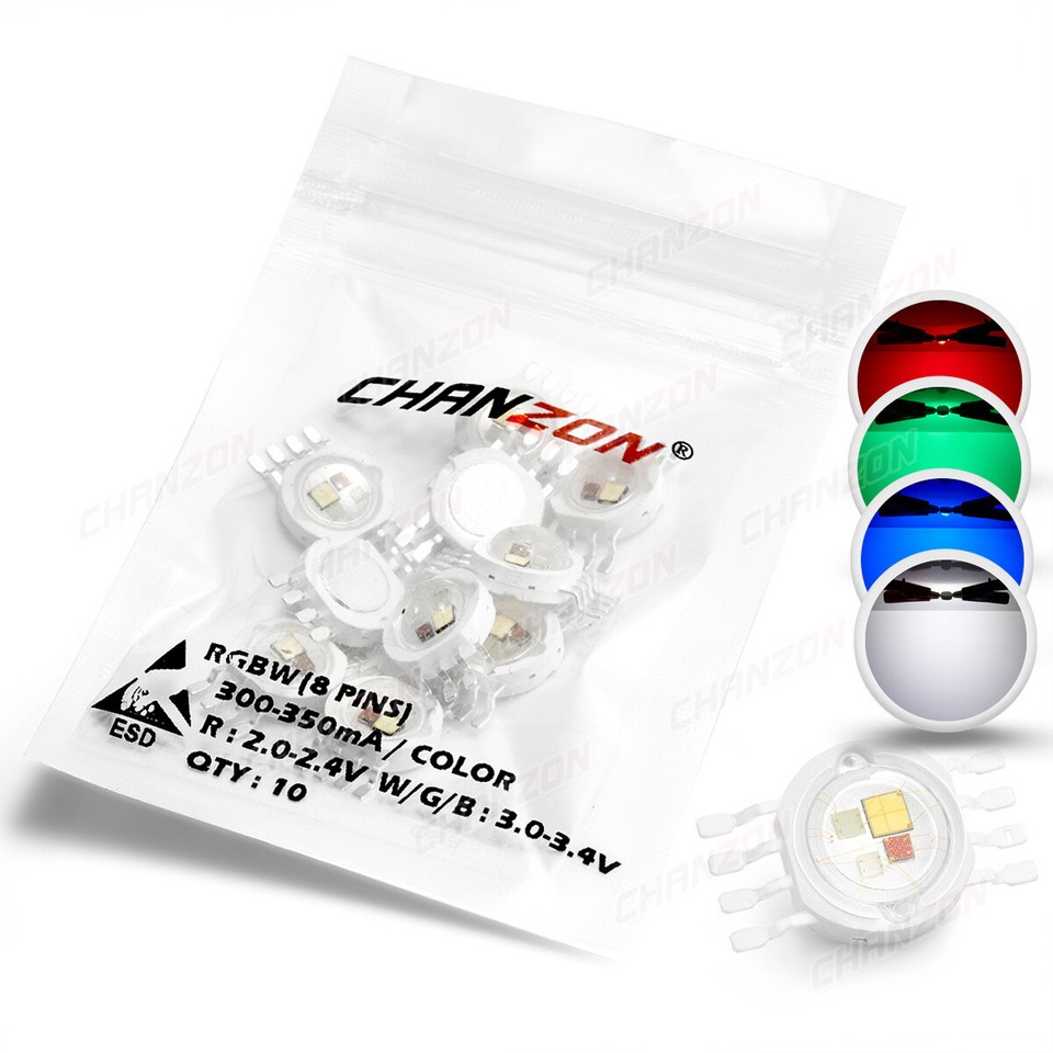 3W High Power Smd Led Chip 3 Watt Royal Blue Infrared Rgb Light ...