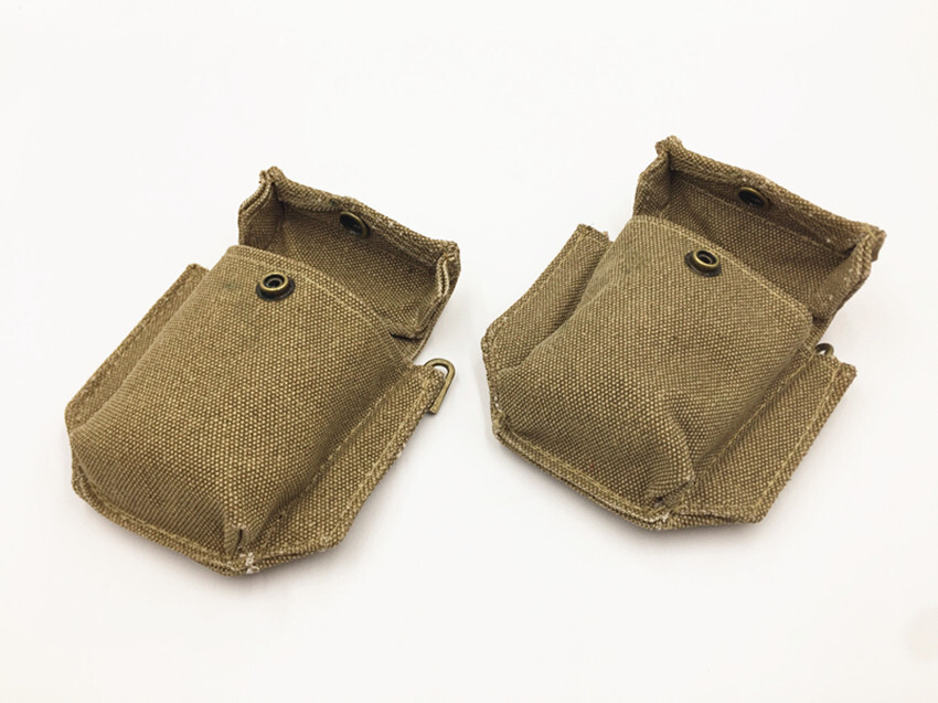 UK ARMY P37 PISTOL AMMO POUCH Compass BAG Khaki-a pair | eBay