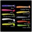 Drop Shot Lures Perch Fishing 5cm 2'' Jig Head Hook Soft Bait Set Kit ...
