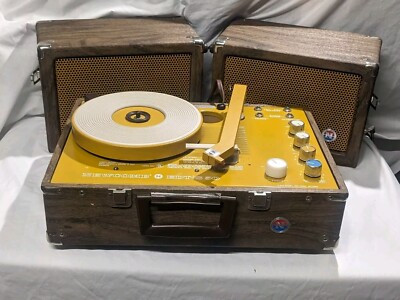 Newcomb EDT-S 50 Portable Classroom Record Player With Speakers, Tape ...