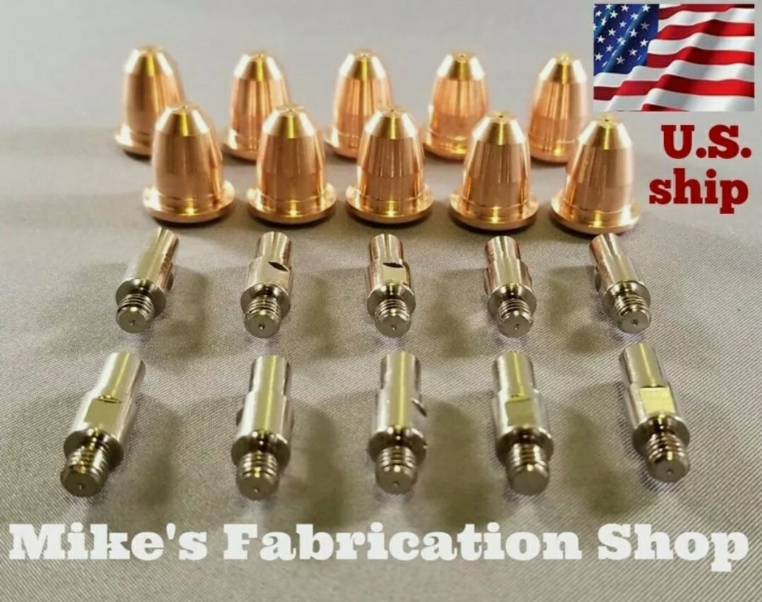 20 Piece Nozzles and Electrodes for Ironton plasma cutter 96473 96474 ...