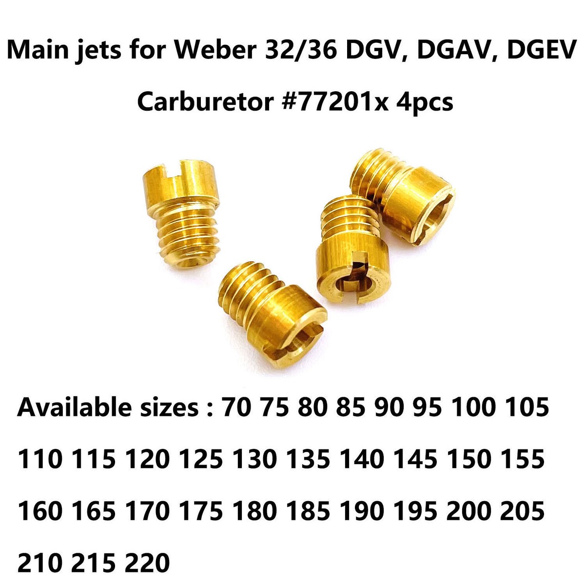Weber 32 36 Dgav Tuning