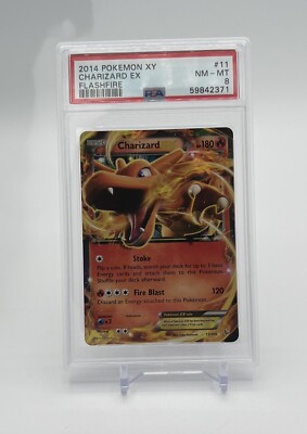 Charizard EX 2014 Pokemon XY Flashfire PSA 8 NM-MT 11/106 #11 | eBay