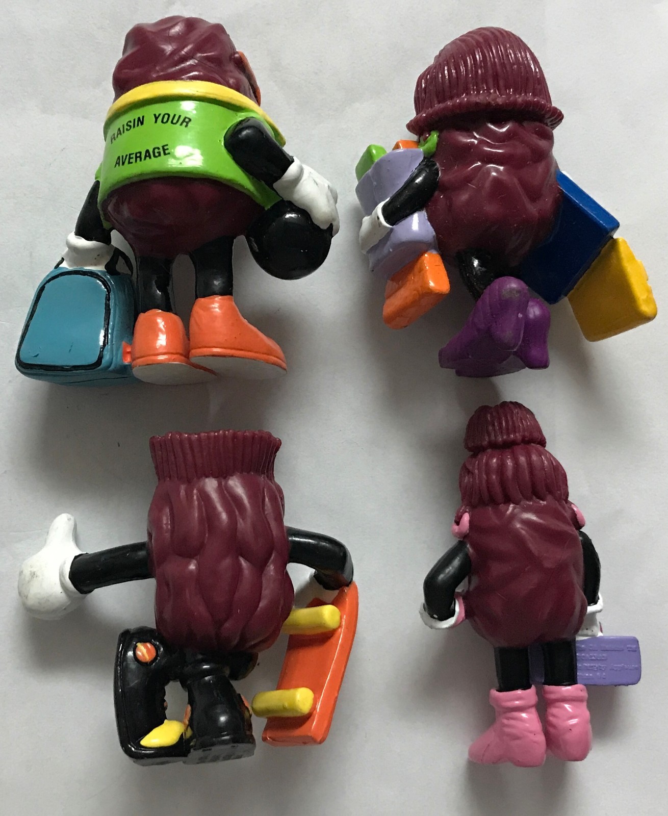***RARE*** COMPLETE 1991 "CALIFORNIA RAISINS" 4 - FIGURE SET #29 | eBay