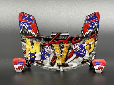 Custom Buffalo Bills Josh Allen MVP Mini Helmet Visor (Hard Style) | eBay