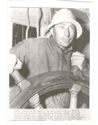Round the World SAILBOAT Skipper Irving Johnson VINTAGE 1947 Press ...