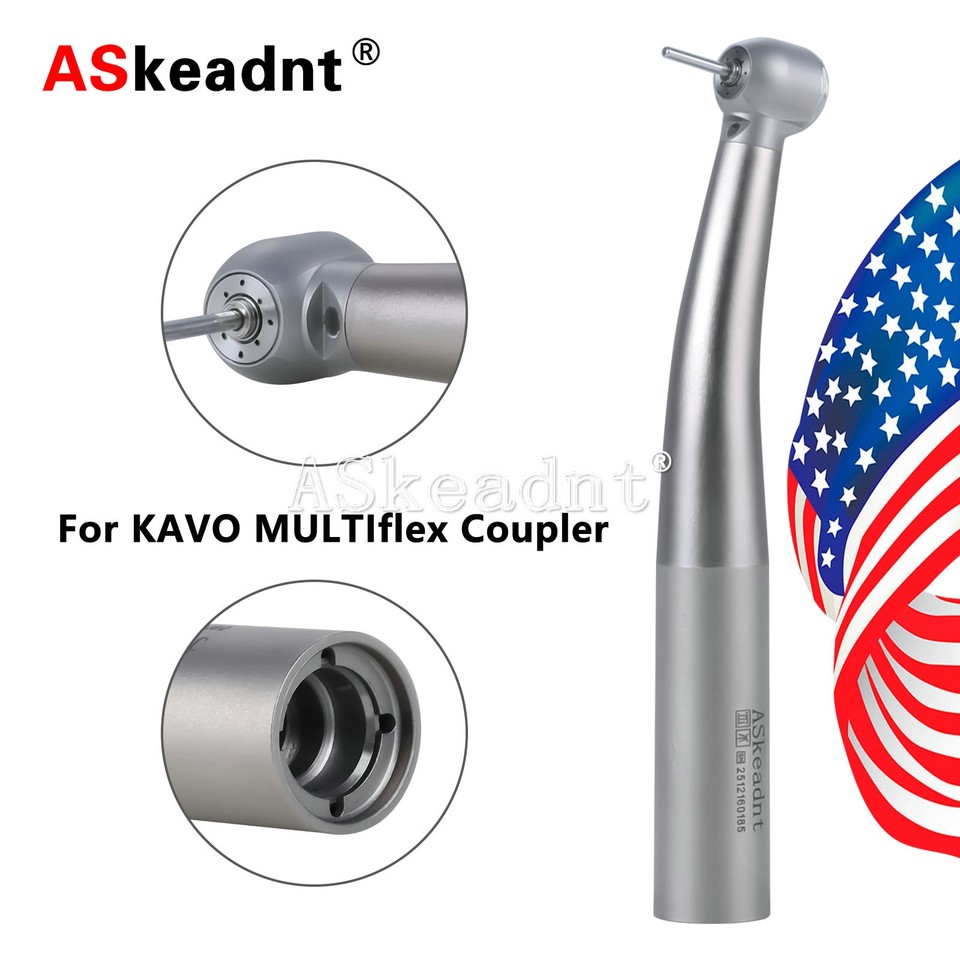 4-way Dental High Speed Turbine Fiber Optic Handpiece For KaVo ...