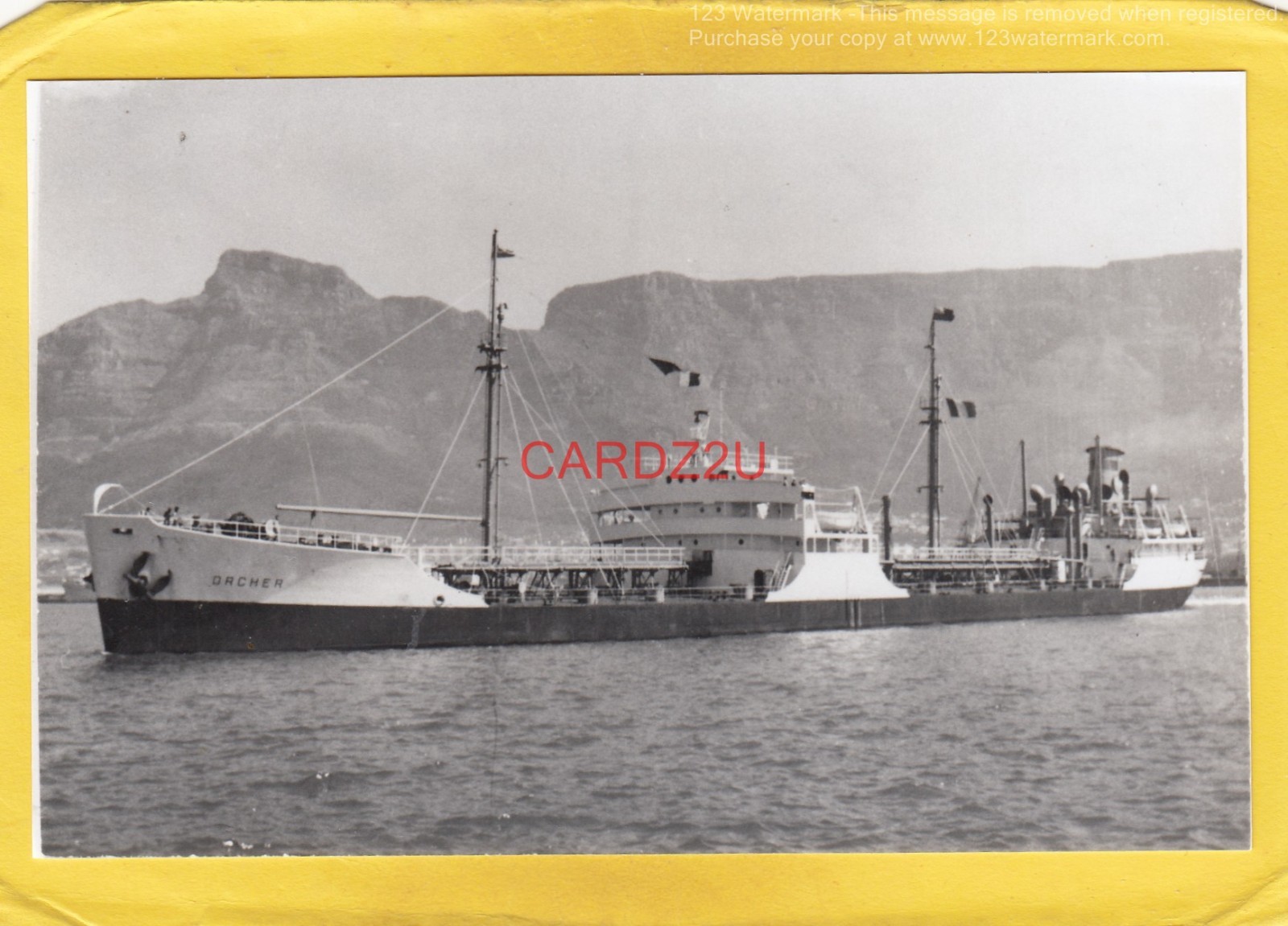 ORCHER 1944 French T-2 type tanker ex Scotts Bluff -Photograph | eBay UK