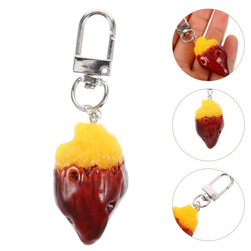 6 Pcs Lifelike Fake Food Keyring Cute Hanging Sweet Potato Charm | eBay ...