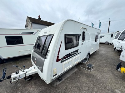 ELDDIS AFFINITY 550 2014 MODEL 4 BERTH FIXED ISLAND BED TOURING CARAVAN | eBay UK