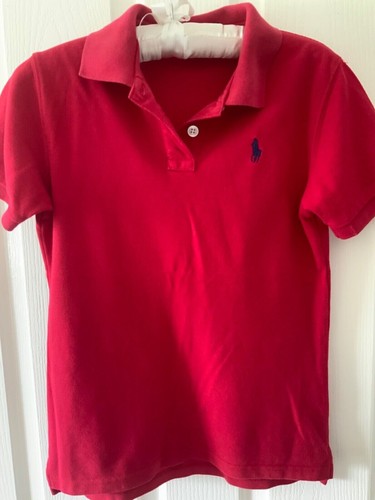 Ralph Lauren Women's Red Polo Top- Size 2 | eBay