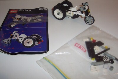 VINTAGE LEGO TECHNIC 8810 CAFE RACER - COMPLETE WITH INSTRUCTIONS - NO ...