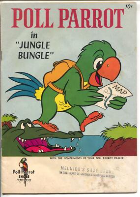 Poll Parrot 1958-Jungle Bungle-alligator cover-G/VG | eBay