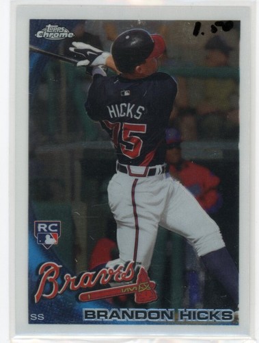 2010 Topps Chrome Brandon Hicks #197 Rookie RC | eBay